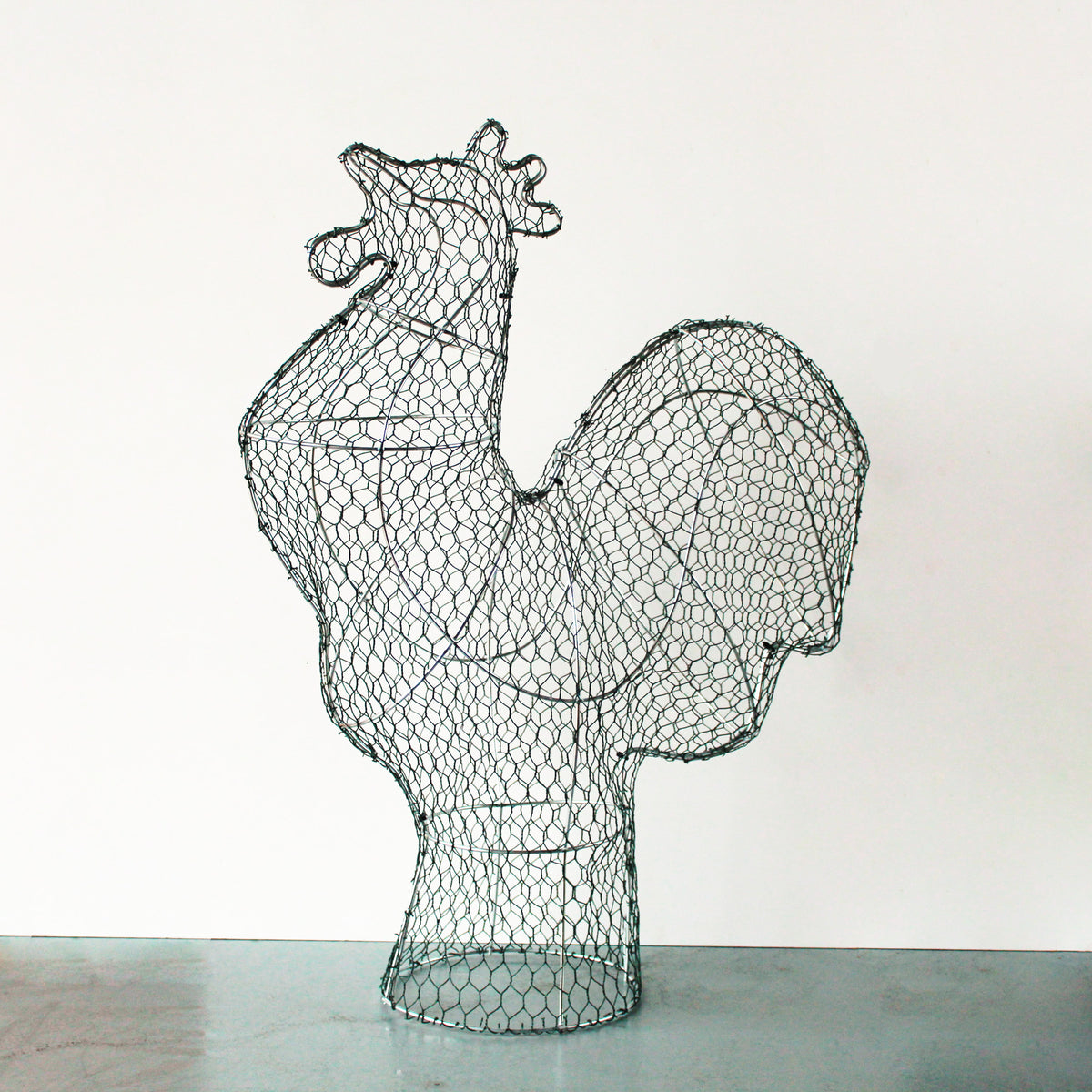 Le Coq Gaulois Topiary Sculpture - The Gallic Rooster – Top Topiary